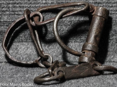 CIVIL WAR SET OF WROUGHT IRON SHACKLES [MANACLES], SAID TO HAVE BEEN ...