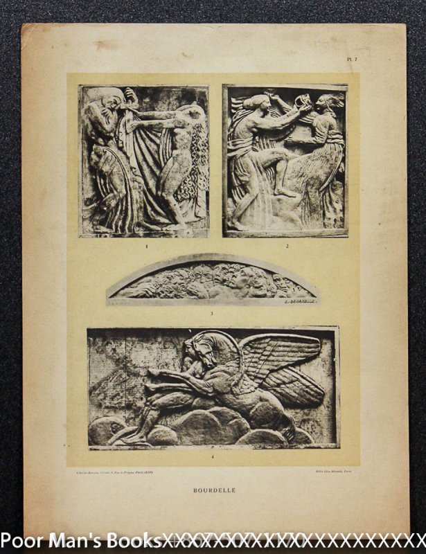 9 HELIOTYPE FOLIO SCULPTURAL PLATES CIRCA 1925 [LBC]