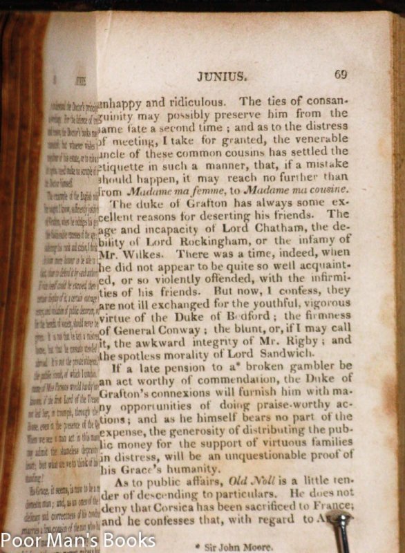 THE LETTERS OF JUNIUS