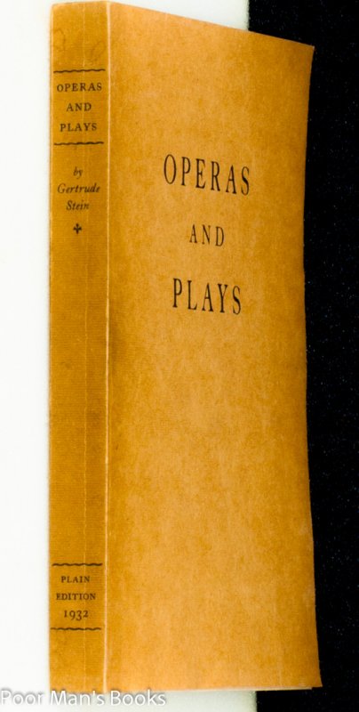 OPERAS AND PLAYS, PLAIN EDITION [LTD IN SLIPCASE]