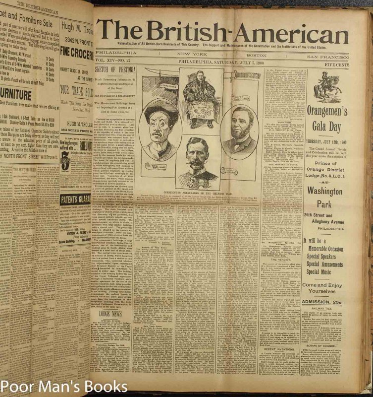 BRITISH-AMERICAN [NEWSPAPER] BOUND NEWSPAPERS JAN 6, 1900- DEC 14, 1901