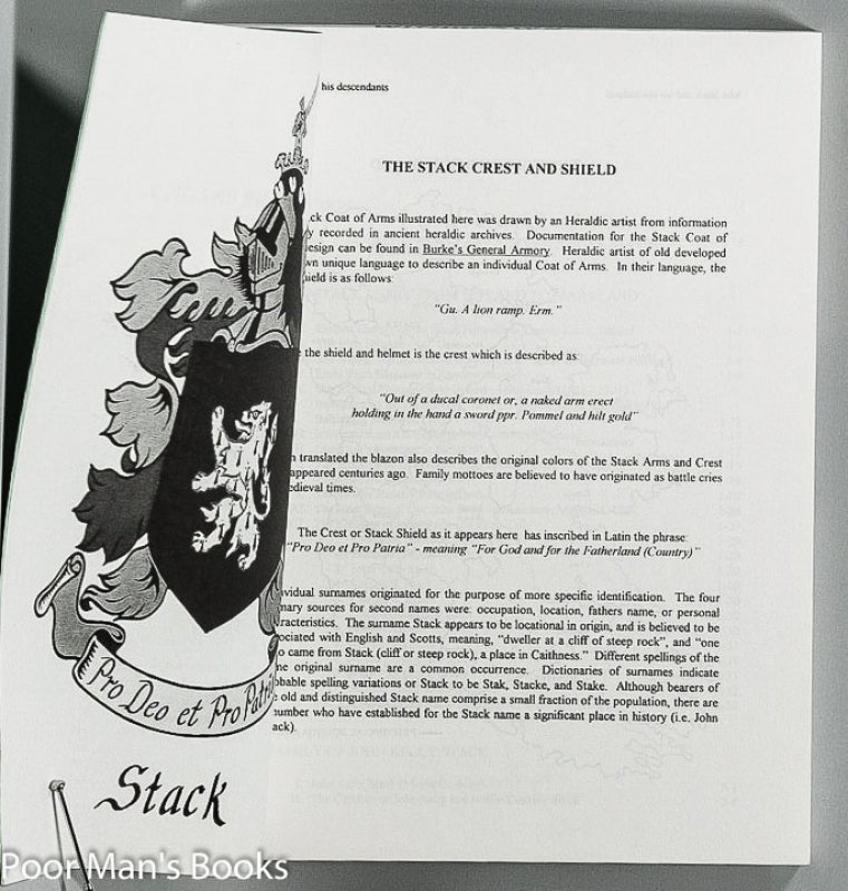 JOHN STACK, THE BUILDER, HIS FAMILY AND DESCENDANTS: FROM LICARROLL ...