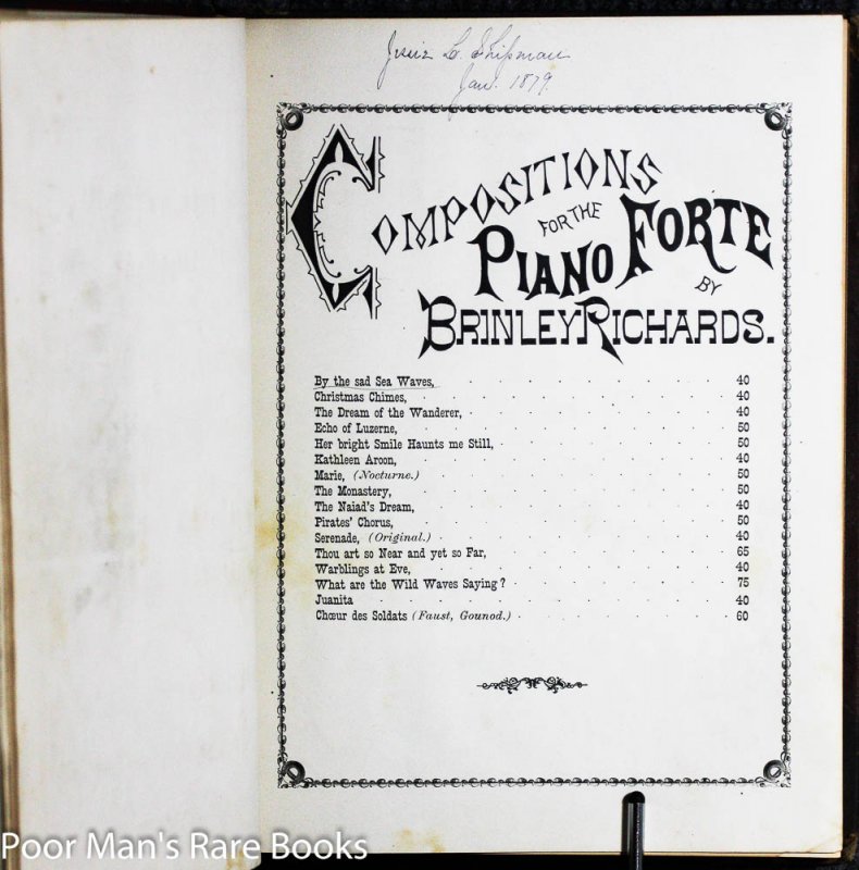VOLUME OF SHEET MUSIC COLLECTION FROM THE 1800'S 22 PIECES
