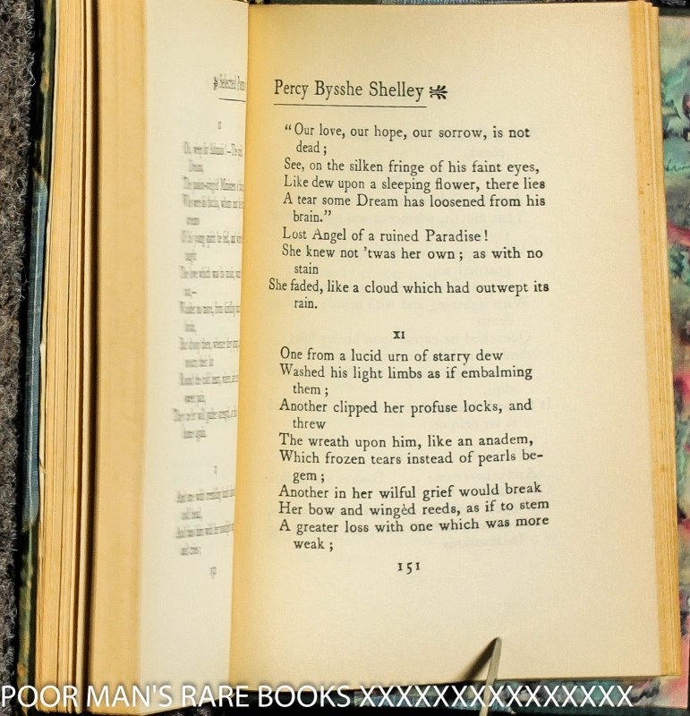 Selected Poems Of P. B. Shelley The King's Treasury of Literary ...